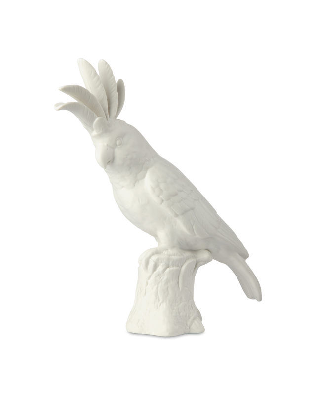 Shop White Cockatoo Statue| POLSPOTTEN