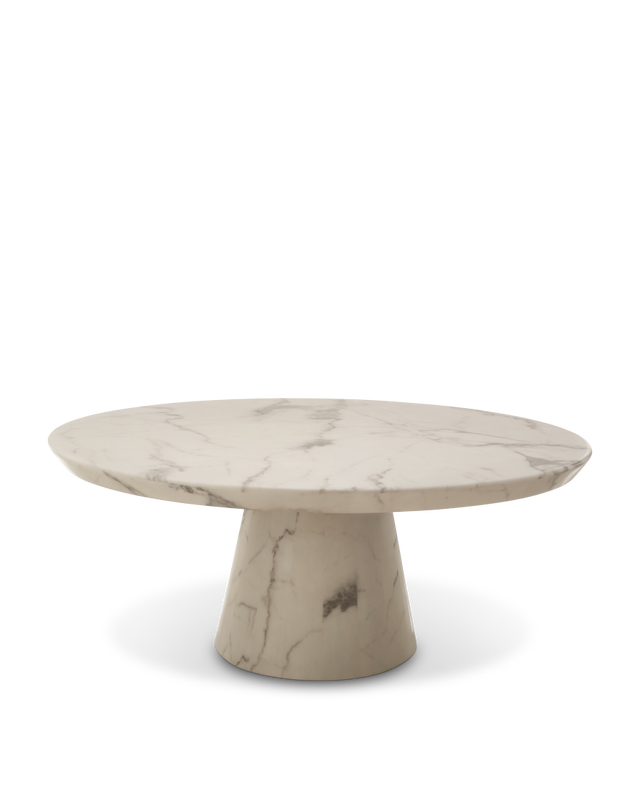 Shop Disc Marble Look Coffee Table| POLSPOTTEN